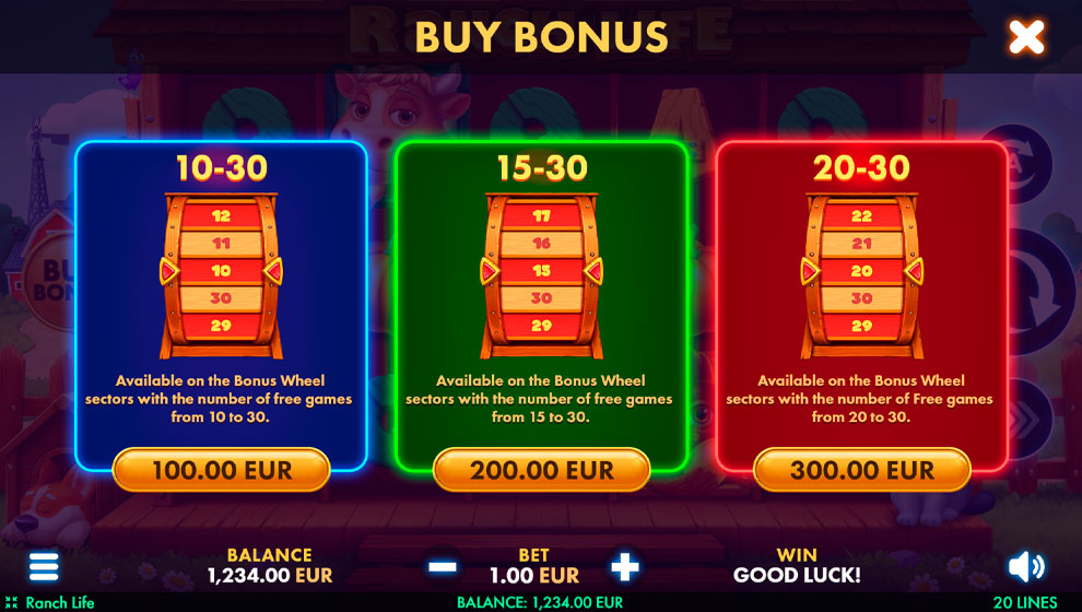 Ranch Life online slot by Netgame Entertainment