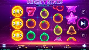 Mighty Stars online slot by Netgame Entertainment