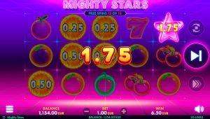 Mighty Stars online slot by Netgame Entertainment